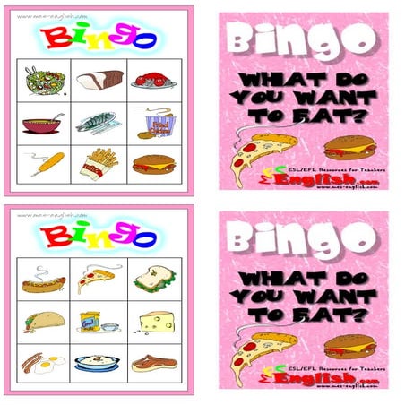 Food bingo | PDF