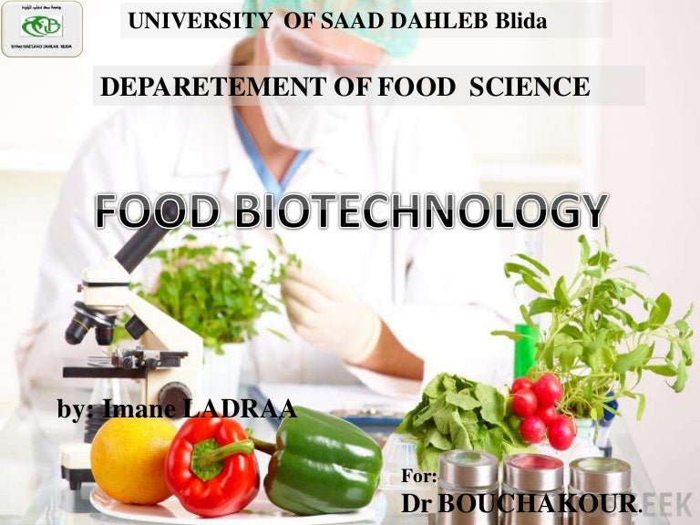 Food biotechnology