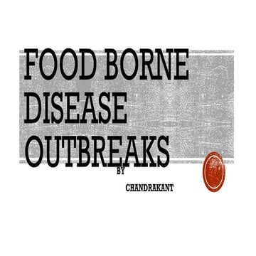 Food borne disease outbreak | PDF