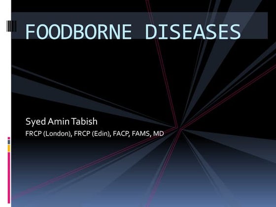 Food borne disease | PPT