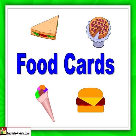 Food cards | PPT