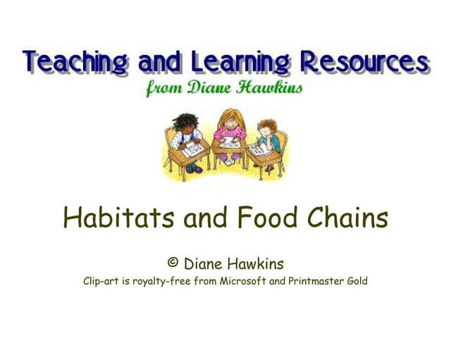 Habitats for plants and animals | PPT