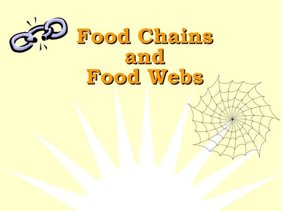 Food chains | PPT | Food Industry | Industries