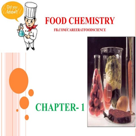 Food chemistry | PPTX