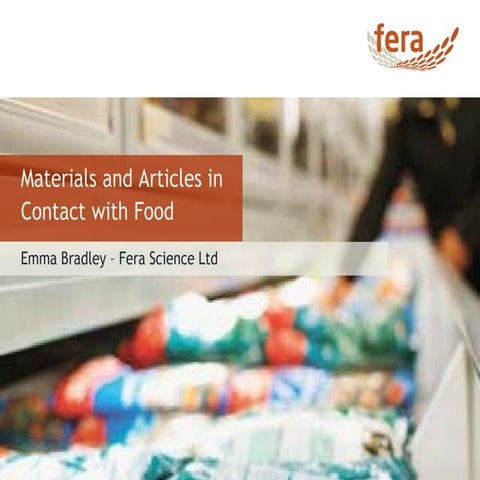 Food contact materials | PDF