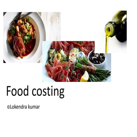 Food costing | PPTX