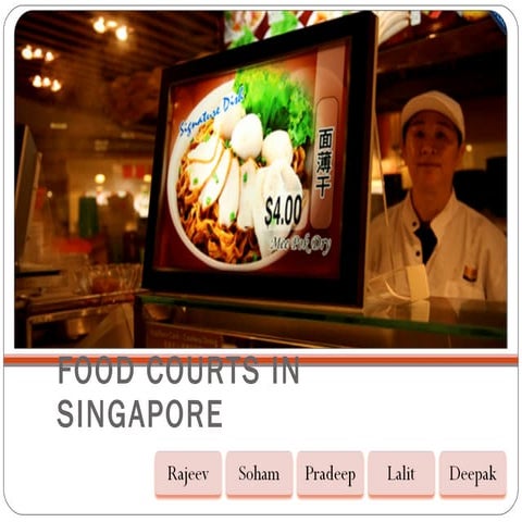 Food Courts in Singapore | PPT