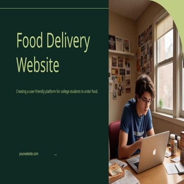 Food Delivery website for a presnetaton .pptx