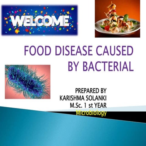 Food disease caused by bacteria | PPTX | Infectious Diseases | Diseases ...