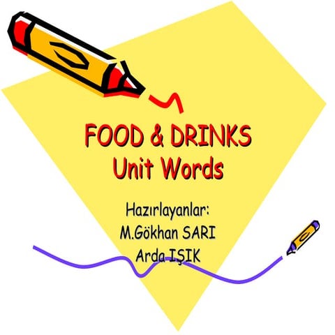 Food & drinks | PPT