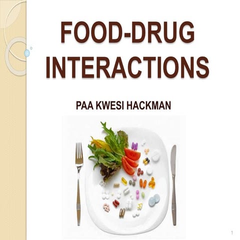 Drug nutrient interaction