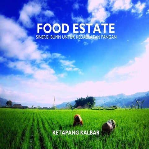 FOOD ESTATE UNTUK SURPLUS BERAS | PPT