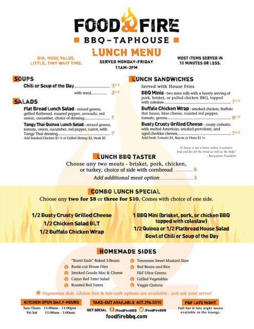 Food fire menu final web version aug | PDF