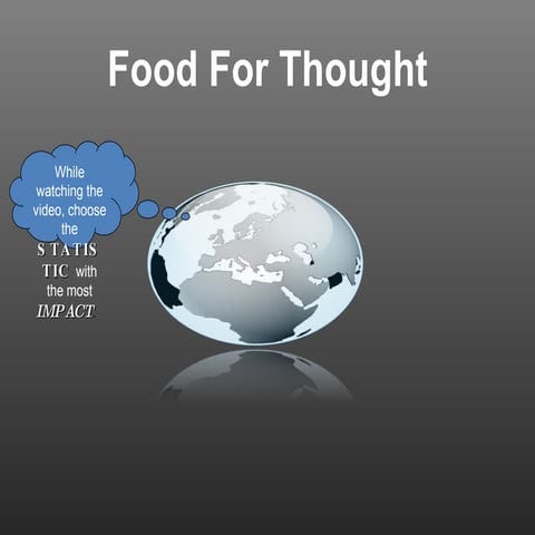 Food For Thought Lesson | PPT | Science