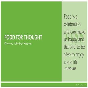 The Art of Food Appreciation-A Fine Art For All | PDF