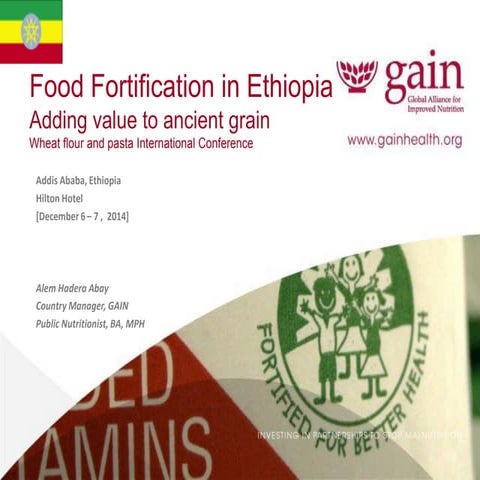 Food fortification of Wheat Flour Considerations in the context of ...