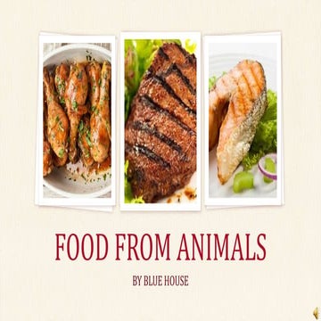Food from animals 1 | PPTX