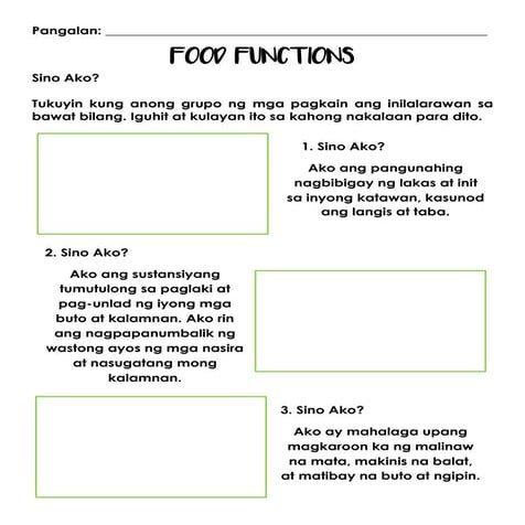 Food functions | PDF