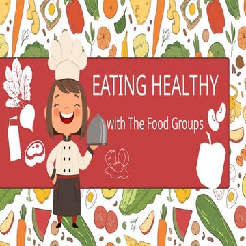 Eating Healthy with The six (6) food Groups.pptx