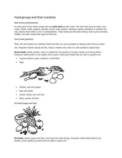 Food groups | PDF