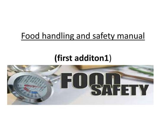 KITCHEN SAFETY PRESENTATION | PPT