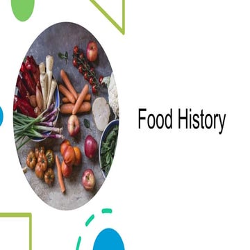 Food th rl min of foo n goo History.pptx