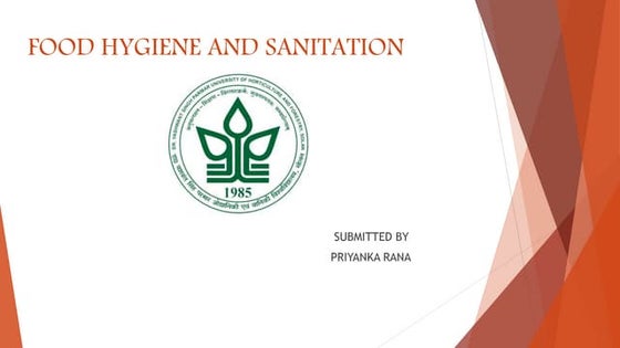 Food hygiene | PPT