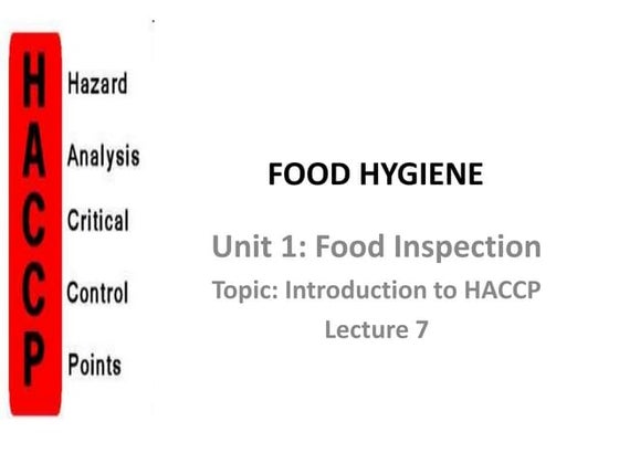 Haccp | PPT