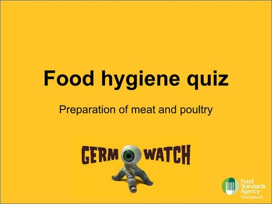 Hygienequiz | PPT | Barbecues and Grilling | Food & Drink