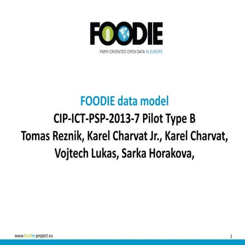 Foodie data model | PPTX | Agriculture | Industries