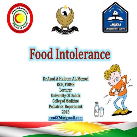 Food intolerence | PPTX