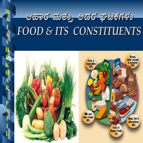 Food and its constituents 7th grade | PPT