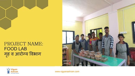 Food Lab in Vigyan Ashram | PDF