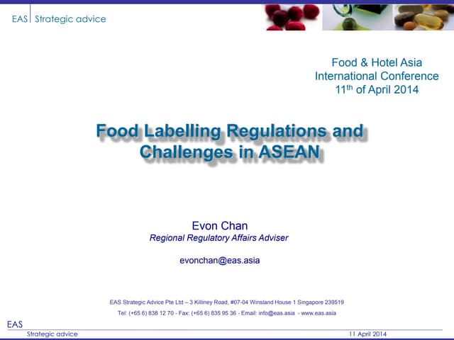 Food labelling and advertising regulations sri lanka | PDF