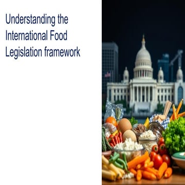 Food legislation leatest 2025.pptx Food legislation for the Food ...