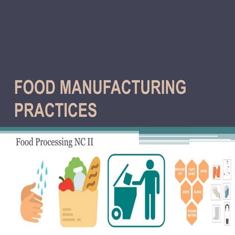 Food Manufacturing Practices | PPTX