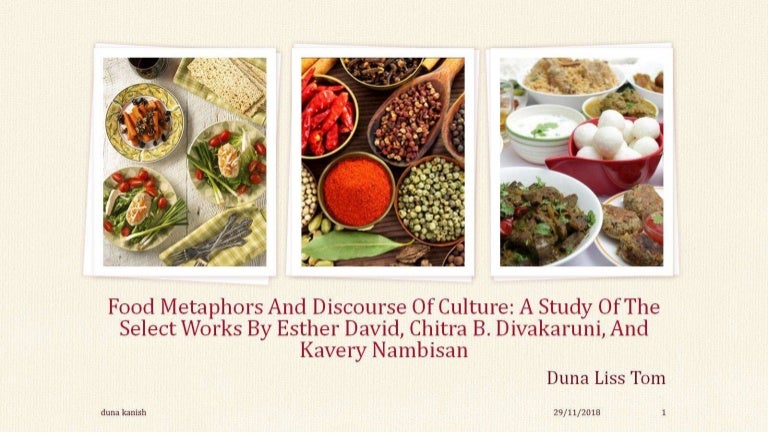 Food Metaphors and Discourse of Culture