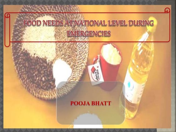 5. Nutrition in emergencies | PPT