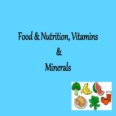 Medical Biochemistry Card: 2, Item: 1 :Food and Nutrition, Vitamins and ...