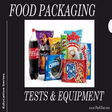 Food Packaging Testing Equipment | PDF
