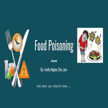 Food poisoning | PPTX