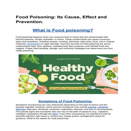 Food Poisoning Its Cause, Effect and Prevention.pdf