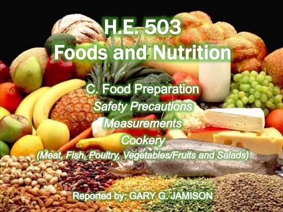 Chapter 1 - Food Selection | PPTX | Vegetarian Diets | Food & Drink