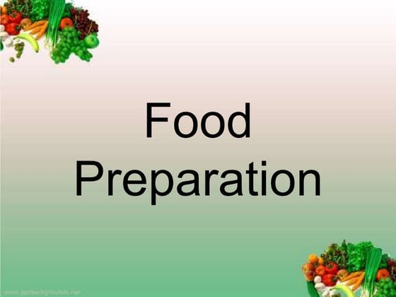 Chapter 1 - Food Selection | PPTX | Vegetarian Diets | Food & Drink