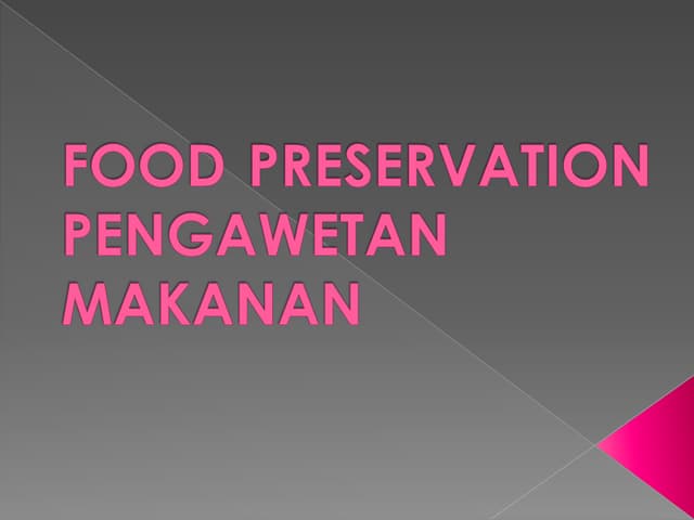 Nota sains tahun 6 pengawetan makanan | PDF