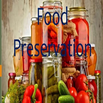 Food Preservation | PPTX