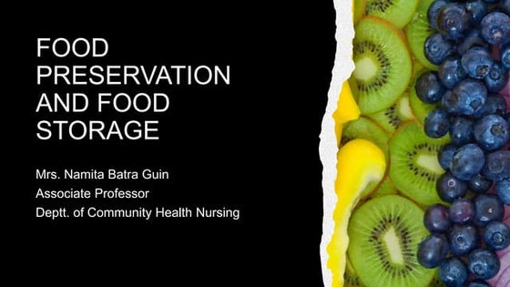 Food preservation | PPTX | Chemistry | Science