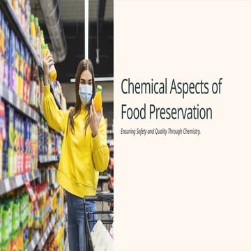 Lecture 5 chemical preservation of food | PDF