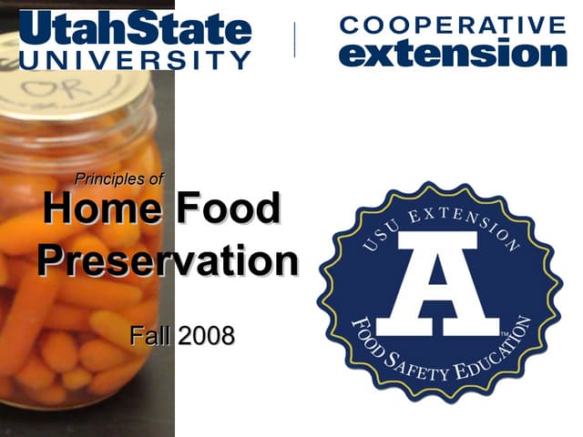 Food Preservation Presentation Ppt