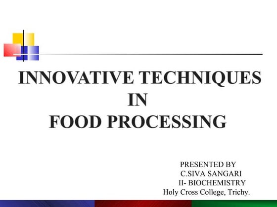 food technology | PPT
